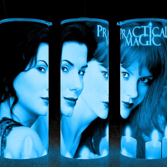 Dining | Glow In The Dark Practical Magic Witch With Candle Cup Mug ...